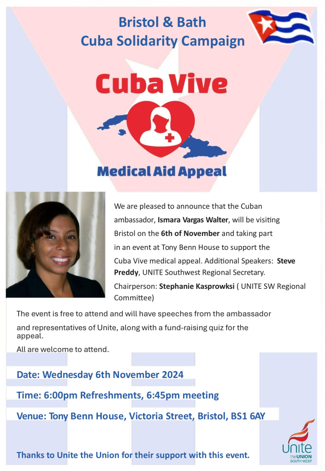 Bristol meeting and fundraiser with Cuban Ambassador – Cuba Vive